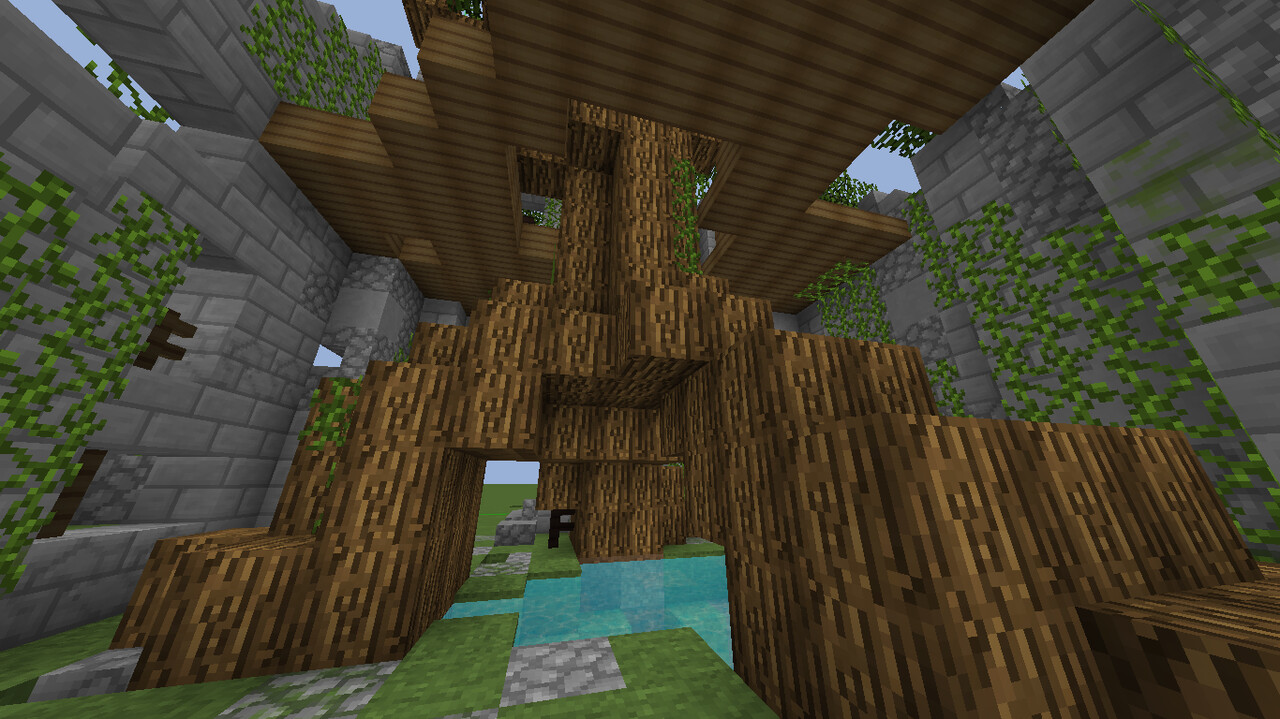 Overgrown Tower Ruins Minecraft Map