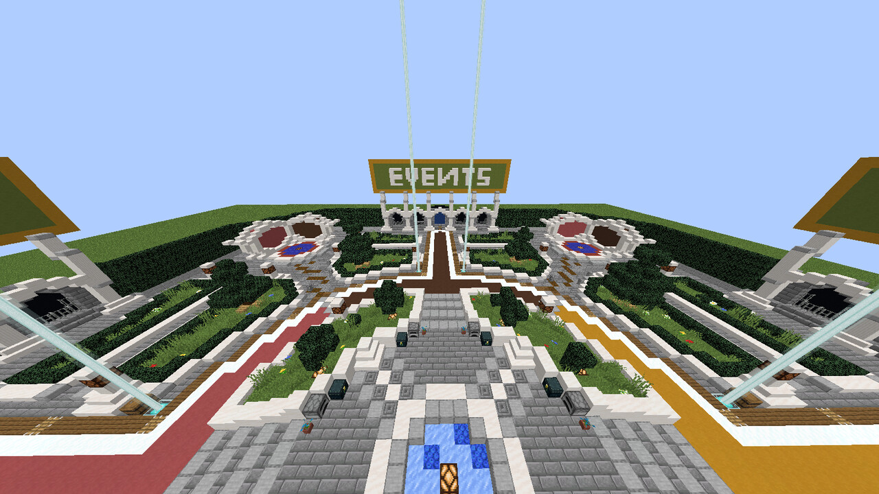 Minecraft Spawn with Portals Minecraft Map