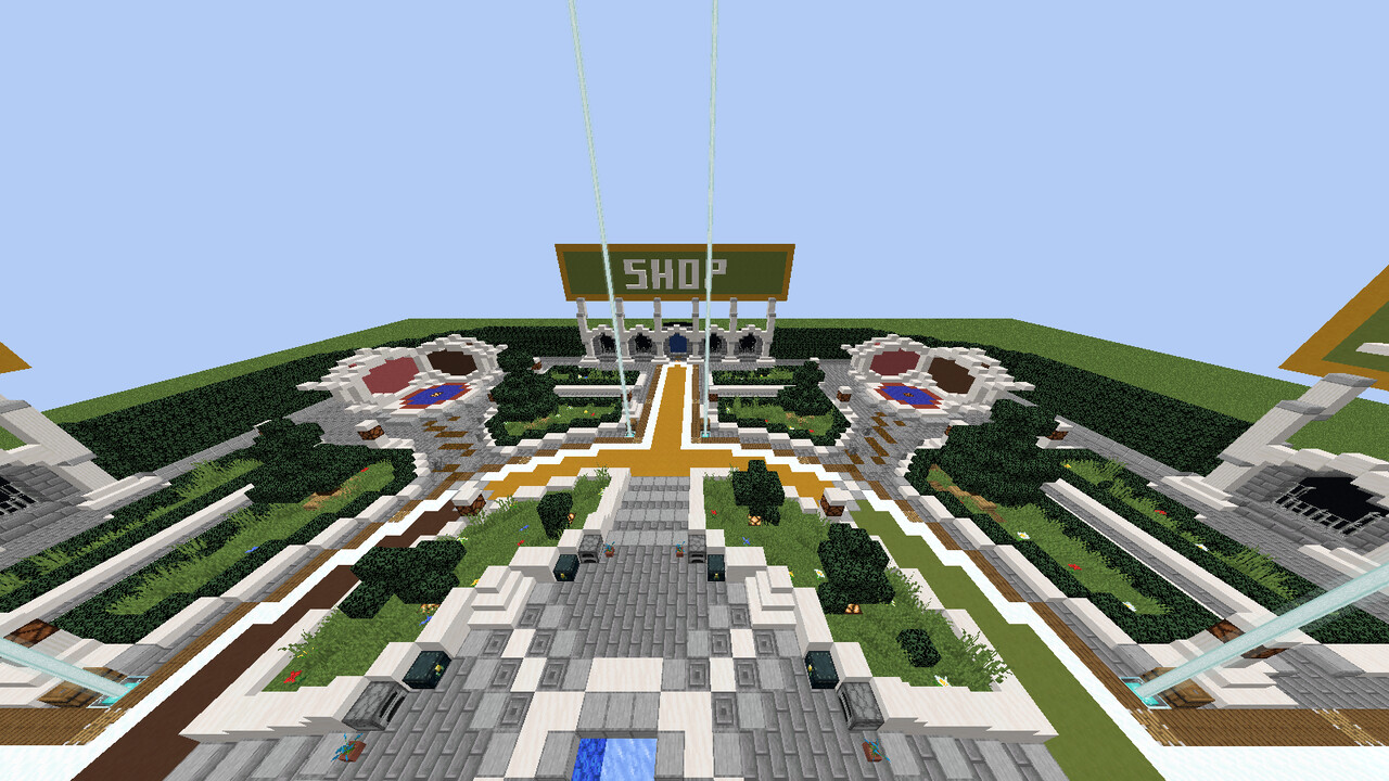Minecraft Spawn with Portals Minecraft Map