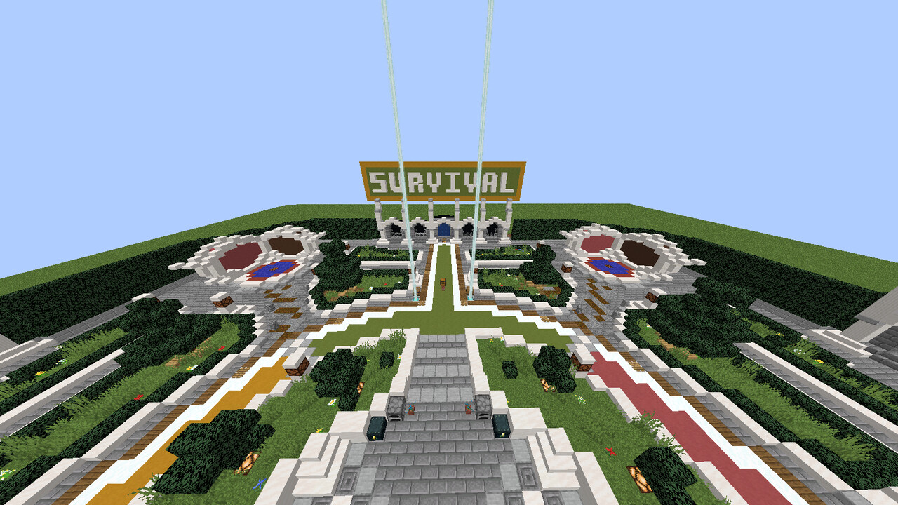 Minecraft Spawn with Portals Minecraft Map