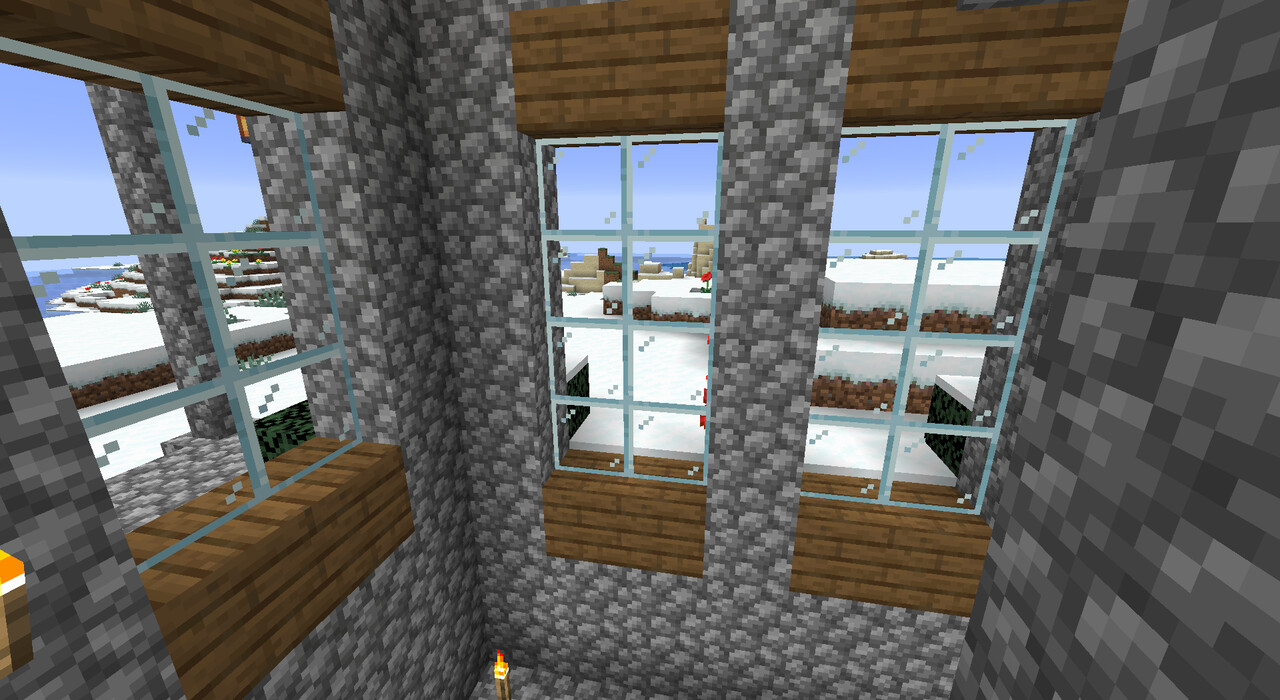 large cottage community center. Minecraft Map