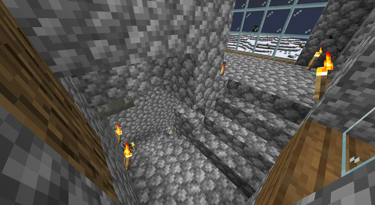 large cottage community center. Minecraft Map