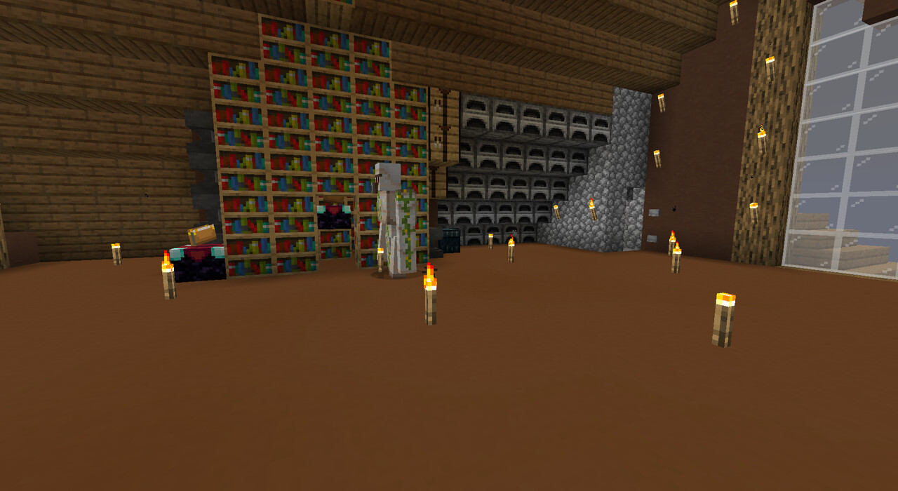 large cottage community center. Minecraft Map