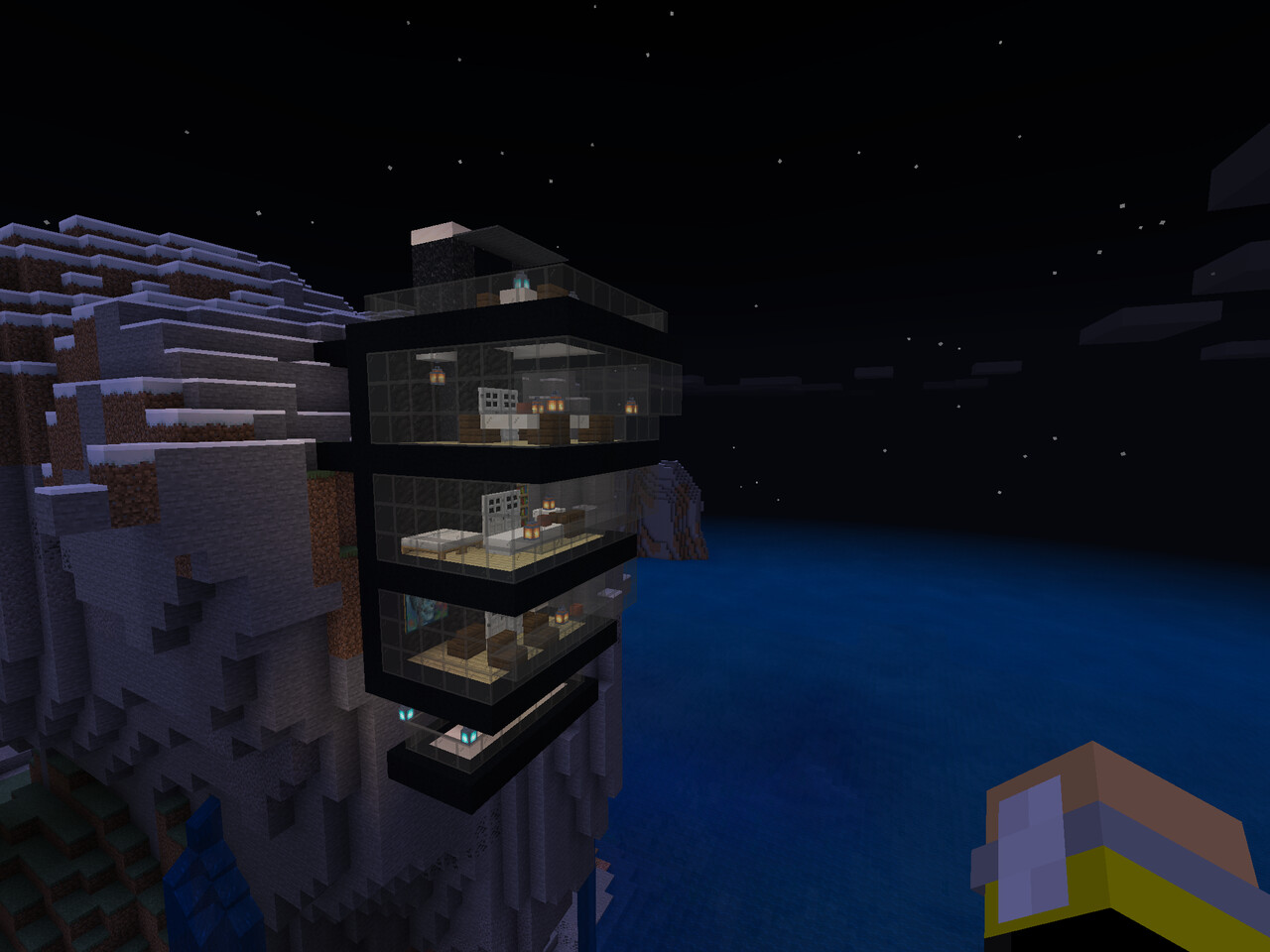 Cliffside house (interior) Minecraft Map