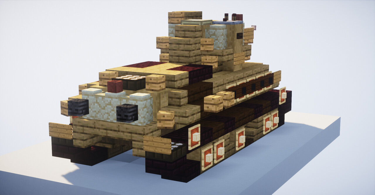 Pz.Kpfw. T-34-747(r) (2:1 Scale) Minecraft Map