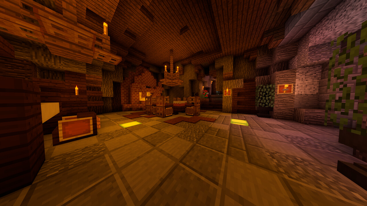 Dark Medieval Spawn (Includes Castle, Village and Mill) Minecraft Map