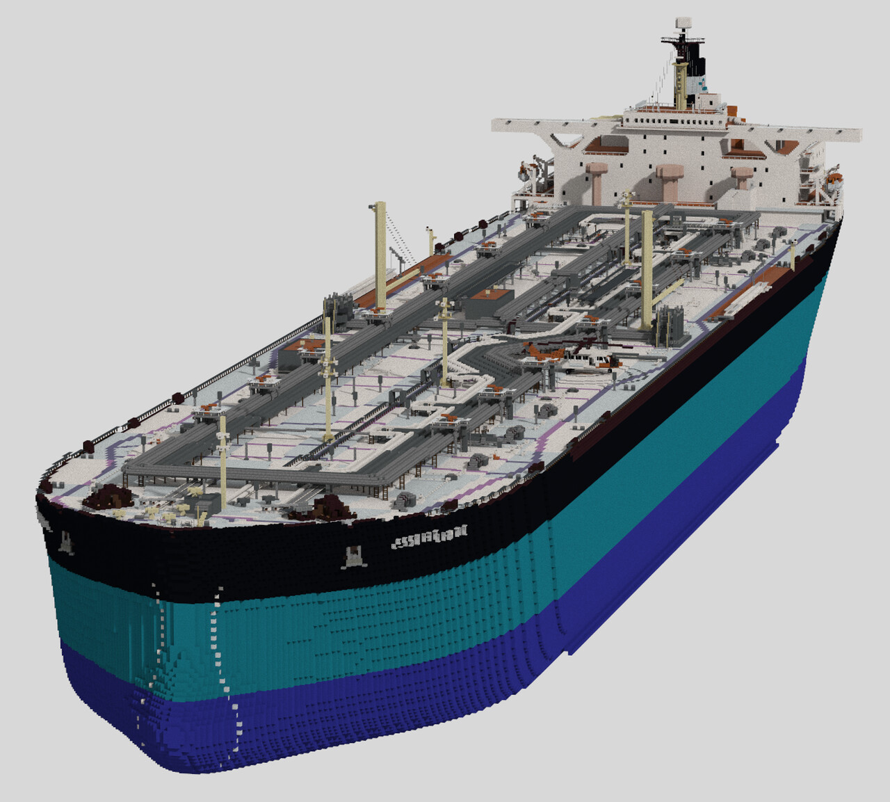 Esso Atlantic Supertanker Minecraft Map