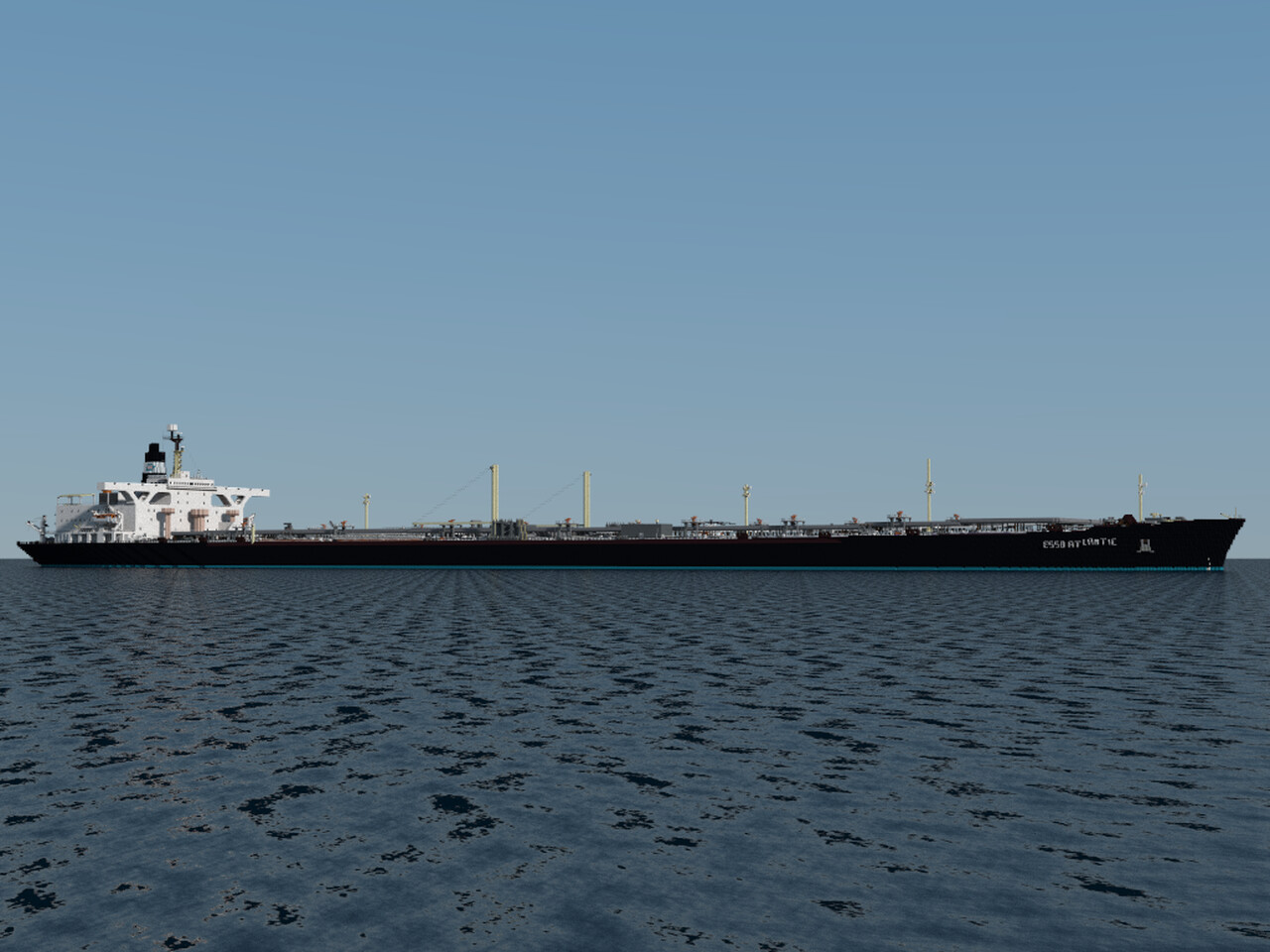 Esso Atlantic Supertanker Minecraft Map