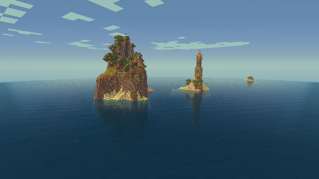 Island Base Complex Minecraft Map