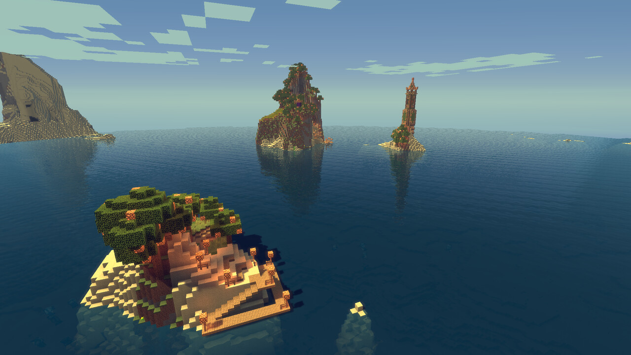 Island Base Complex Minecraft Map