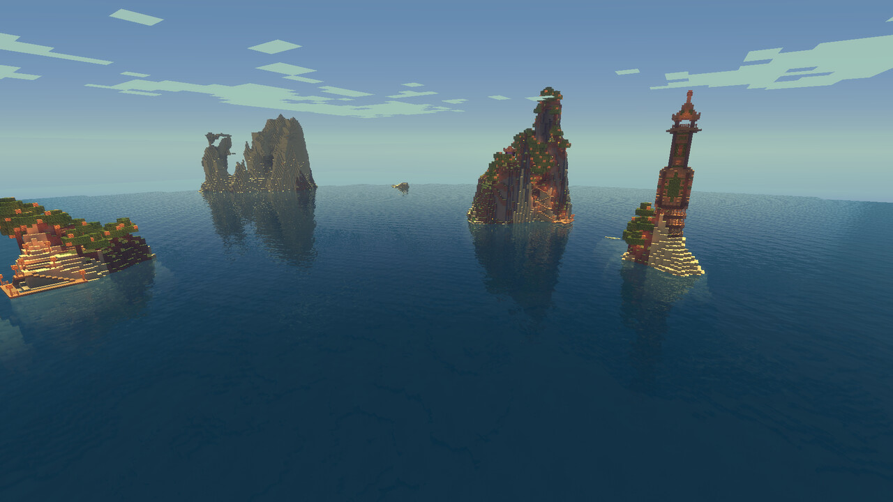 Island Base Complex Minecraft Map