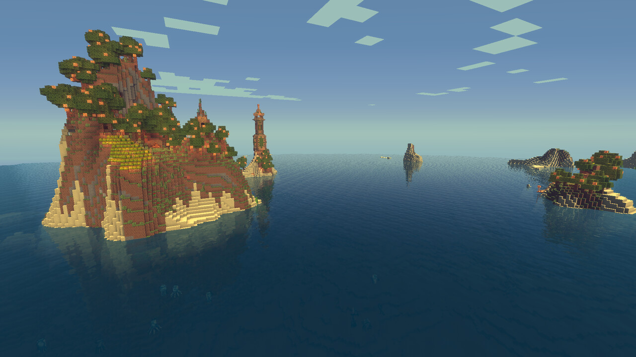 Island Base Complex Minecraft Map