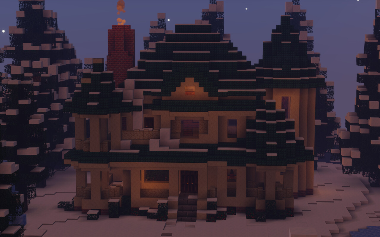 Winter Mansion | The Loft MC Minecraft Map