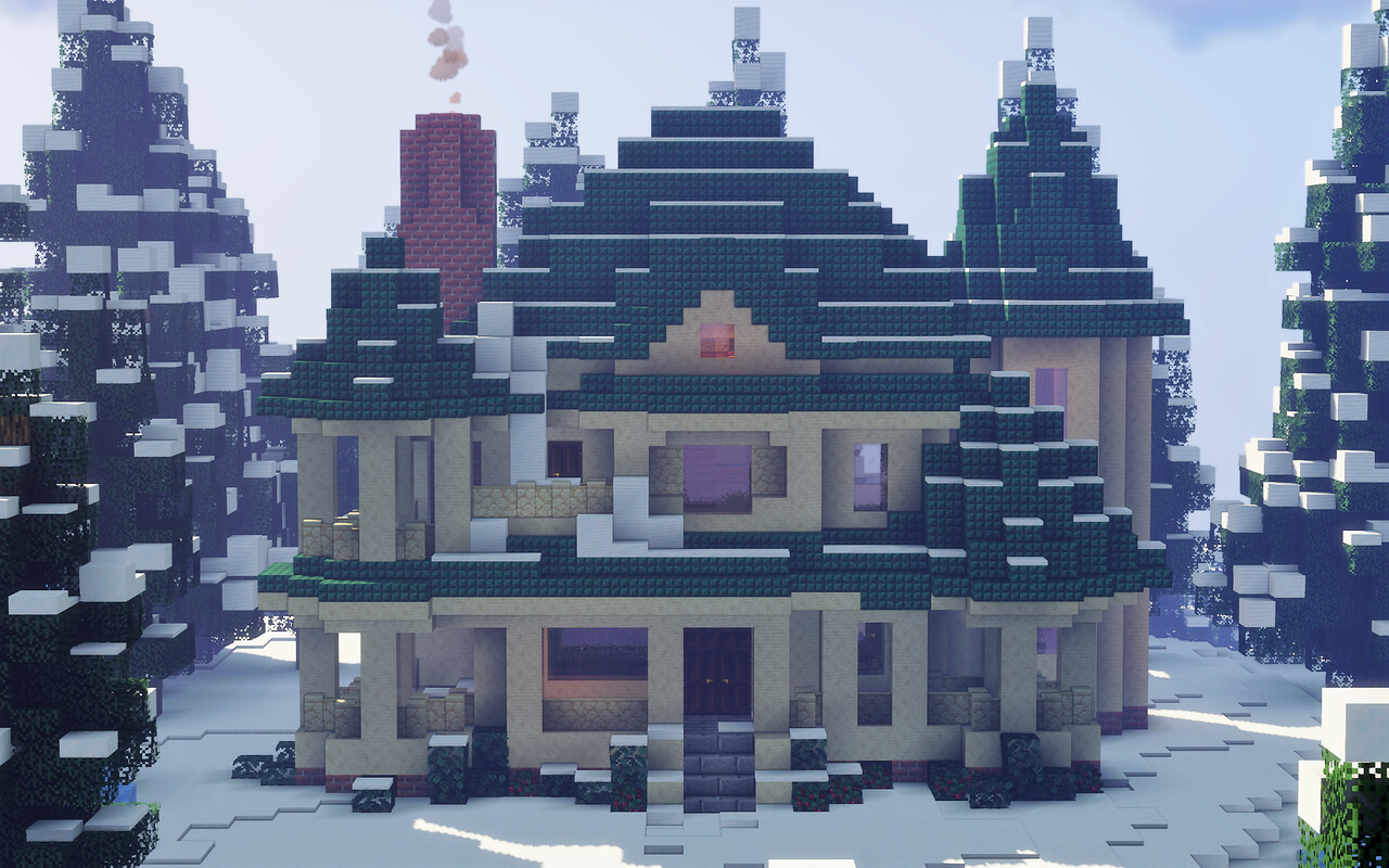 Winter Mansion | The Loft MC Minecraft Map