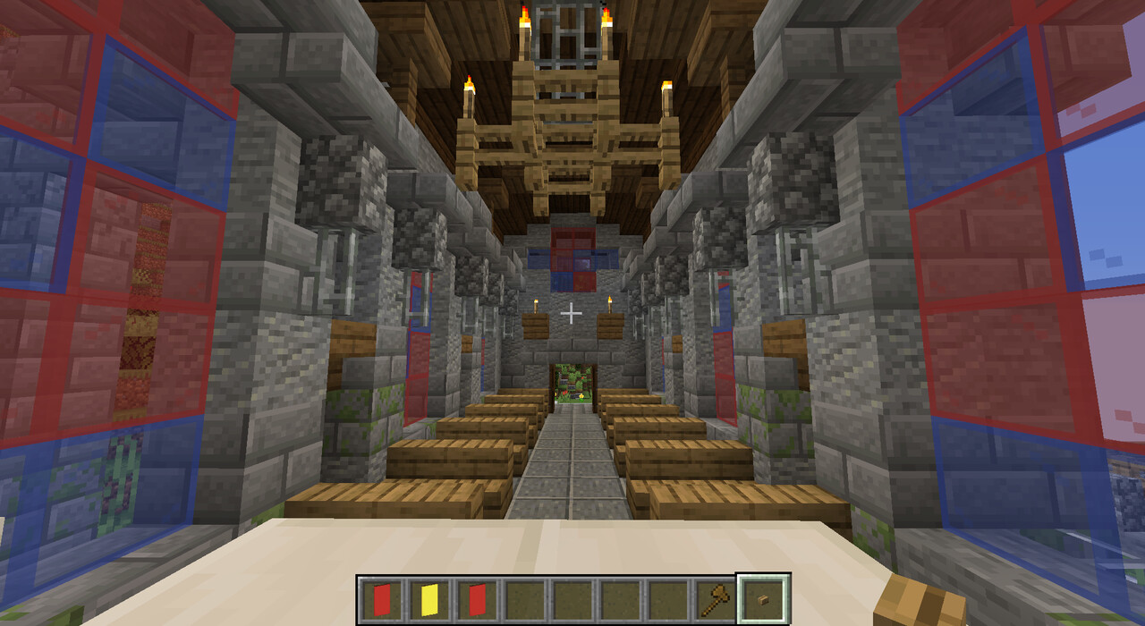 medieval church - église médiévale - mittelalterliche Kirche Minecraft Map