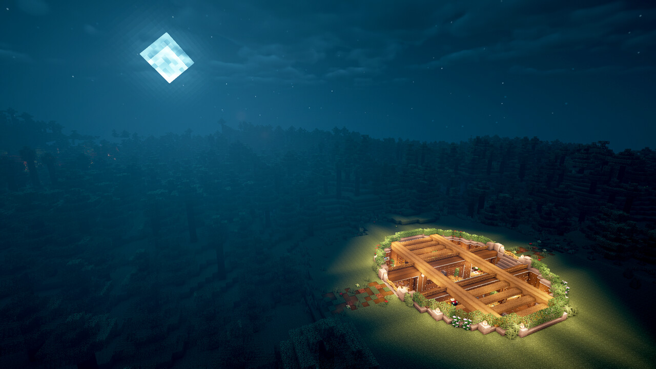 Minecraft: How To Build a Large Circular Underground Base Minecraft Map