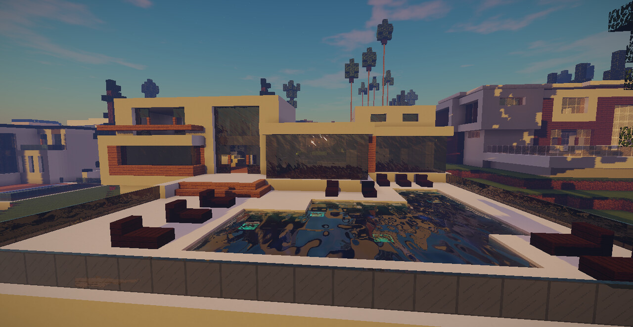 Modern House #33 + Schematics Minecraft Map