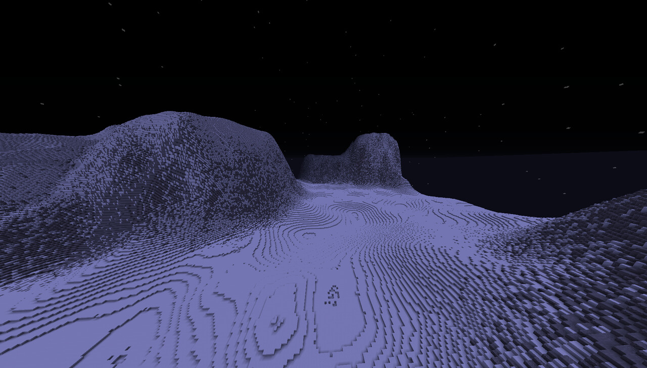 Snowy Mountains Minecraft Map