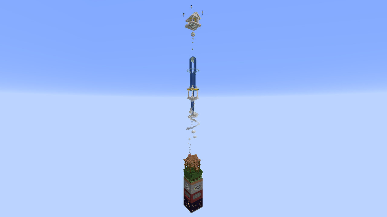 Layered (One Chunk Challenge) Minecraft Map