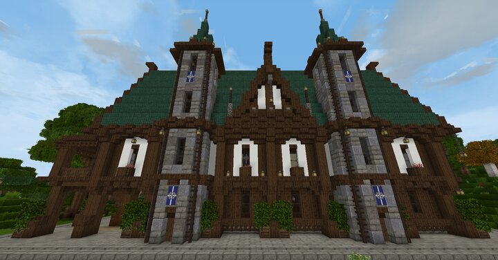 Medieval Guild Hall Minecraft Map