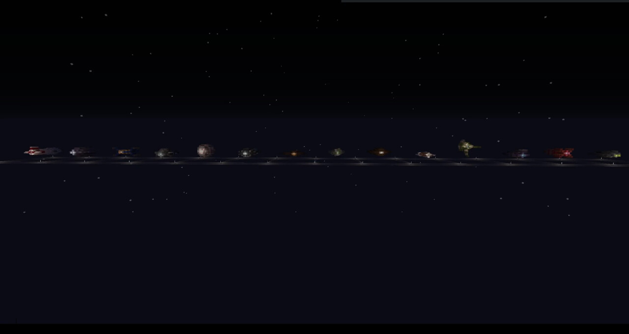 Event horizon ship collection - frigate schematics Minecraft Map