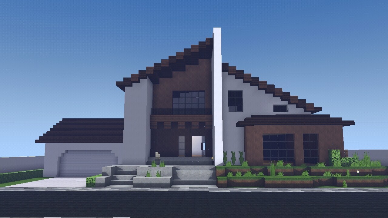 Casa Moderna Para Minecraft PE 1.14.60 Minecraft Map