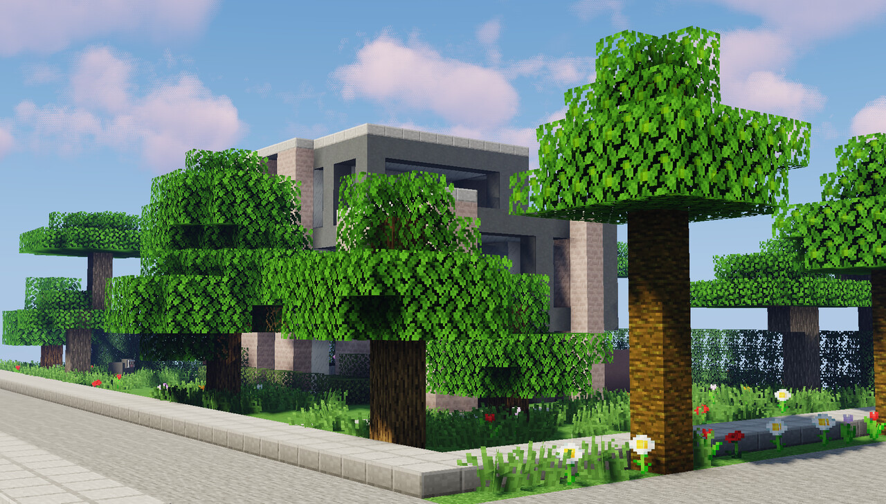[1.12.2] Modern House ~ Delvs Minecraft Map