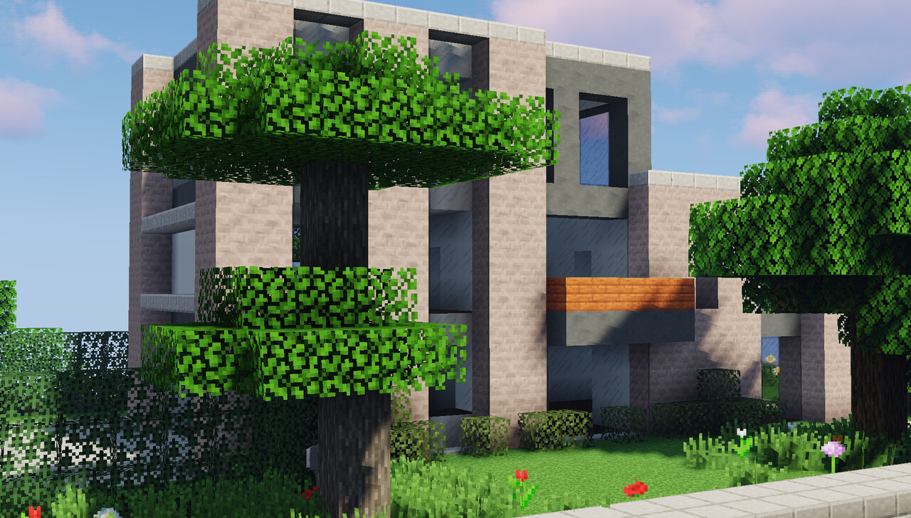 [1.12.2] Modern House ~ Delvs Minecraft Map