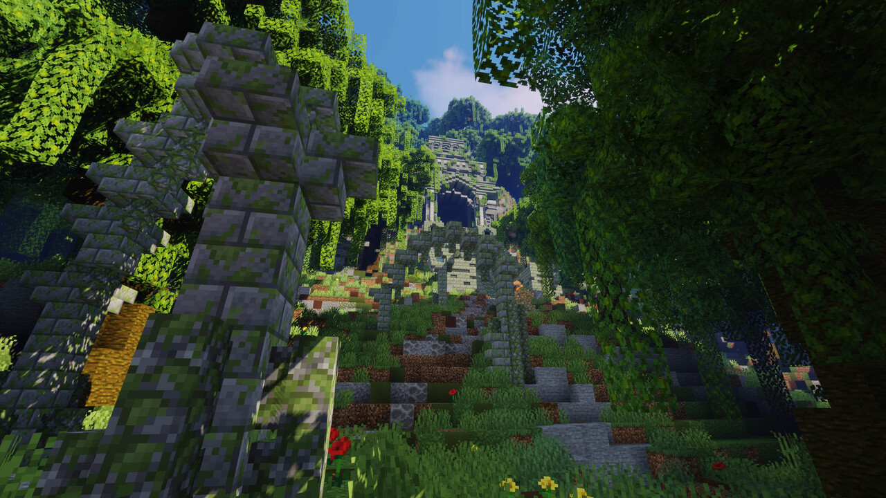 Jungle Temple Minecraft Map