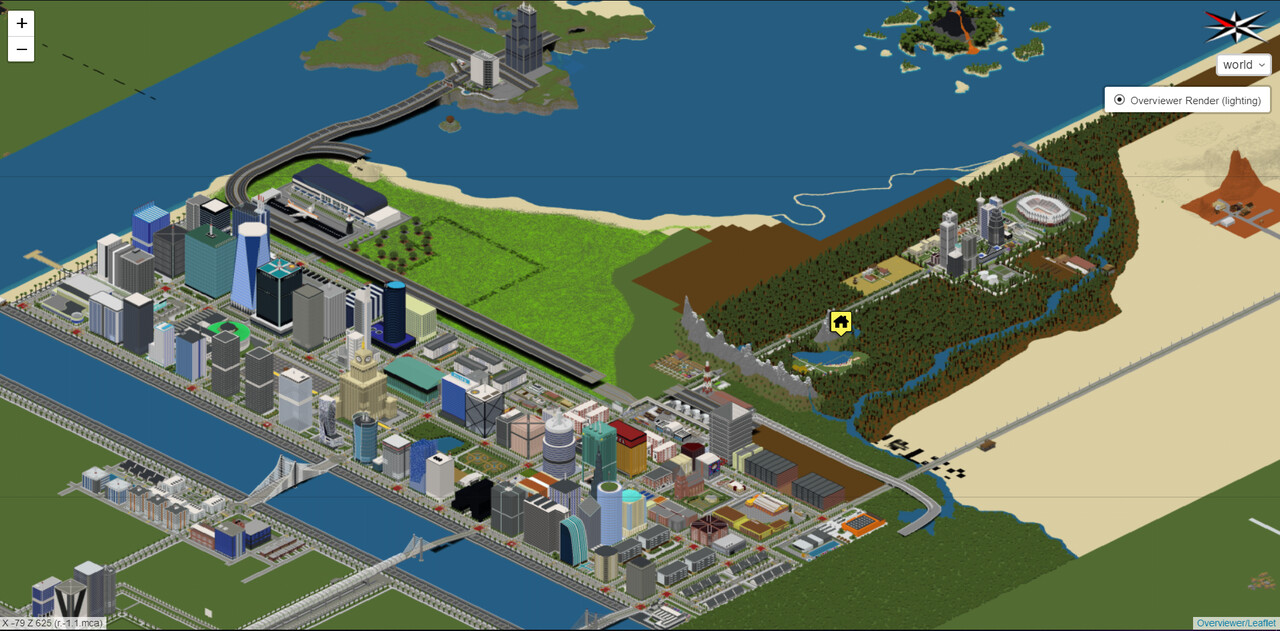 Megapolis- ,,New Locations,, Minecraft Map