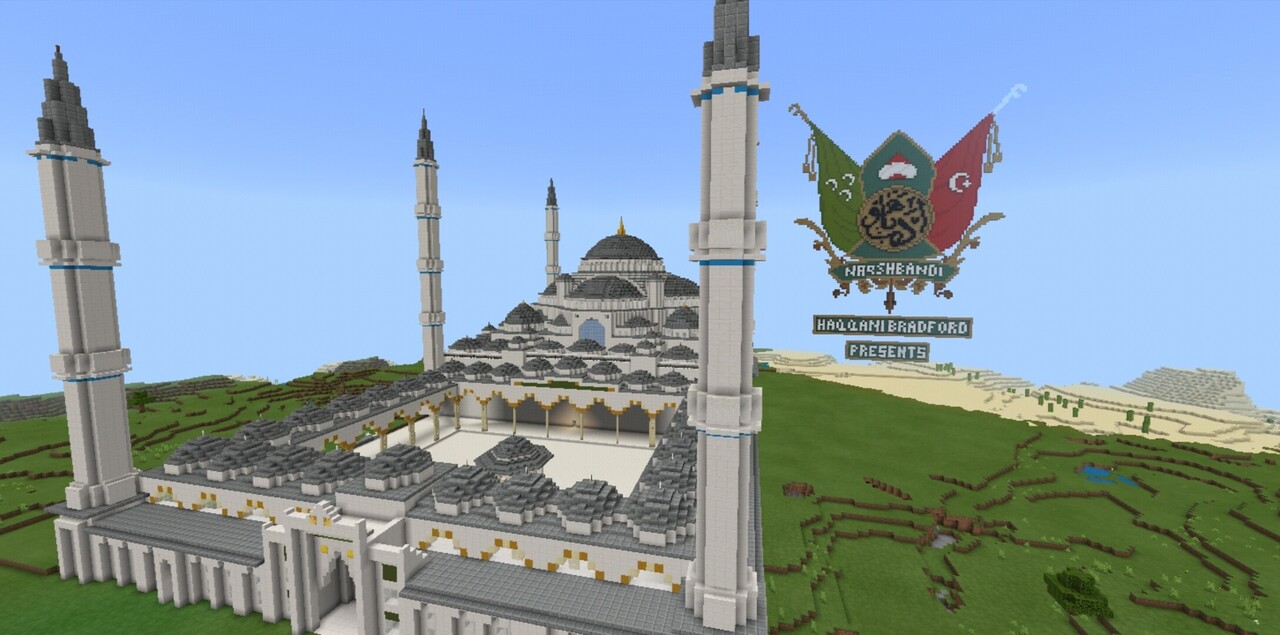 Best Modernized Ottoman Mosque | Minecraft Creation | Camlica Camii ...