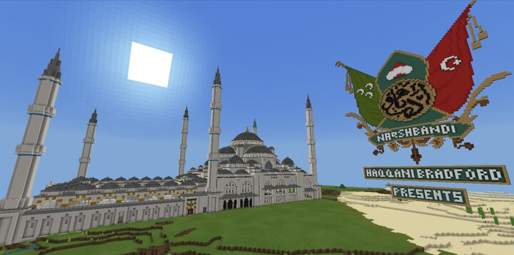 Best Modernized Ottoman Mosque | Minecraft Creation | Camlica Camii ...