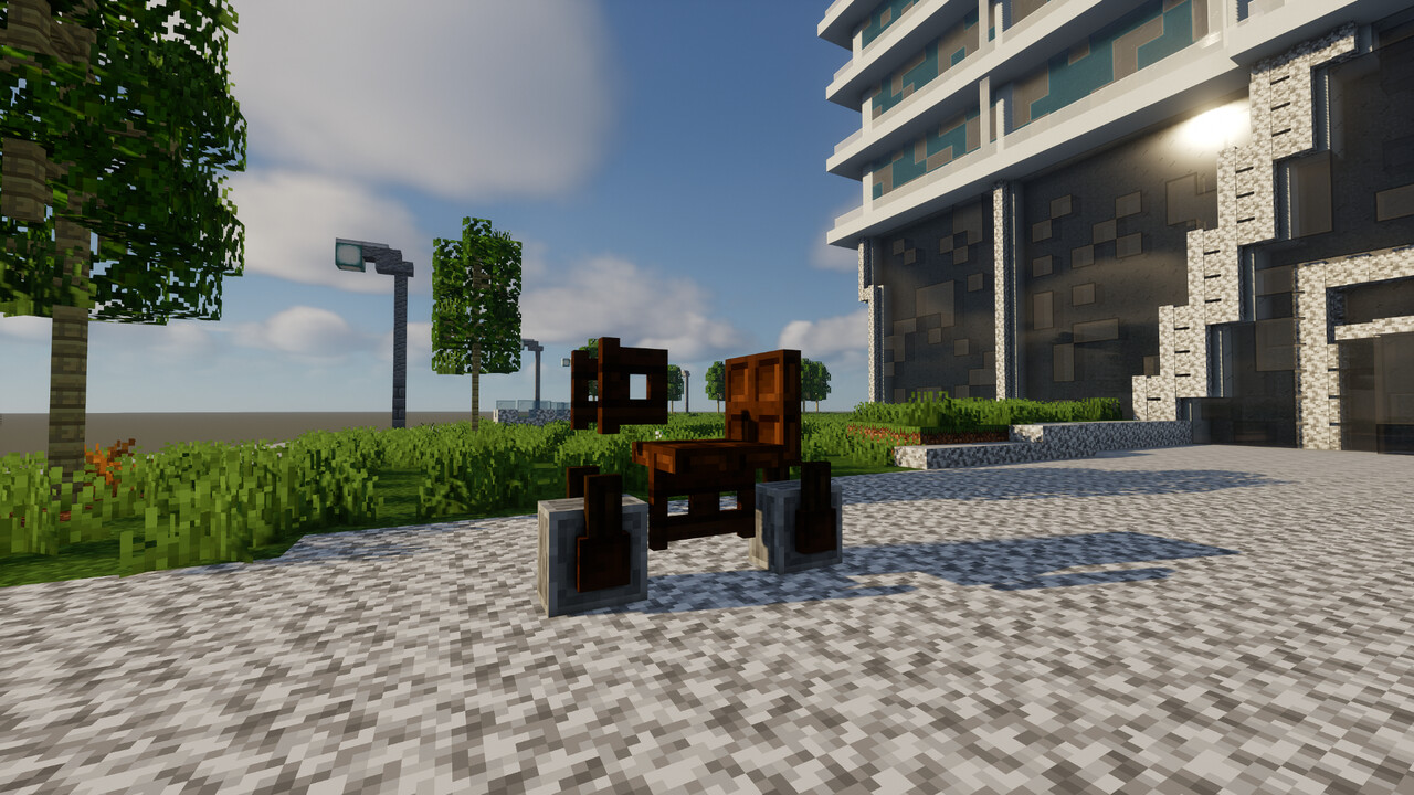 V Tower | Modern Prague Skyscraper Minecraft Map