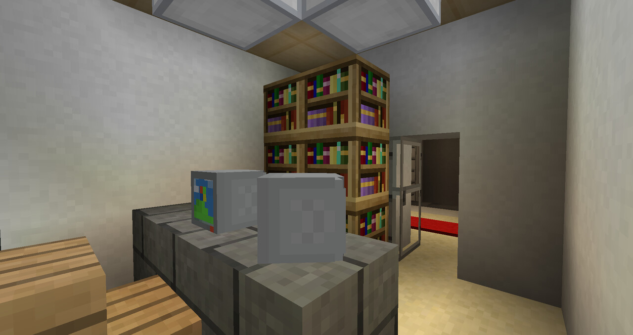 glass office skyscraper Minecraft Map