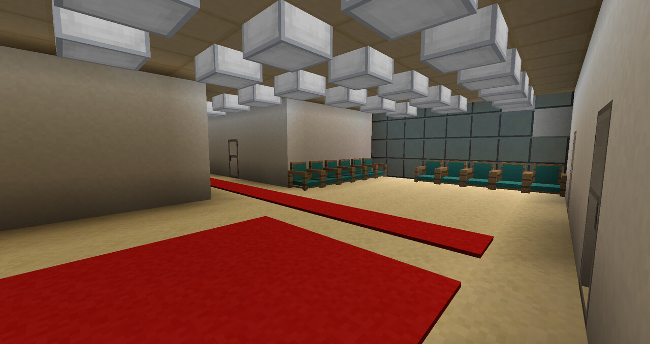 glass office skyscraper Minecraft Map