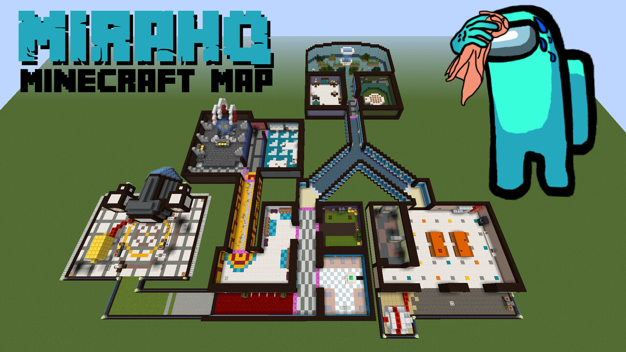 MiraHQ Among Us Minecraft by: Smiley Director Minecraft Map