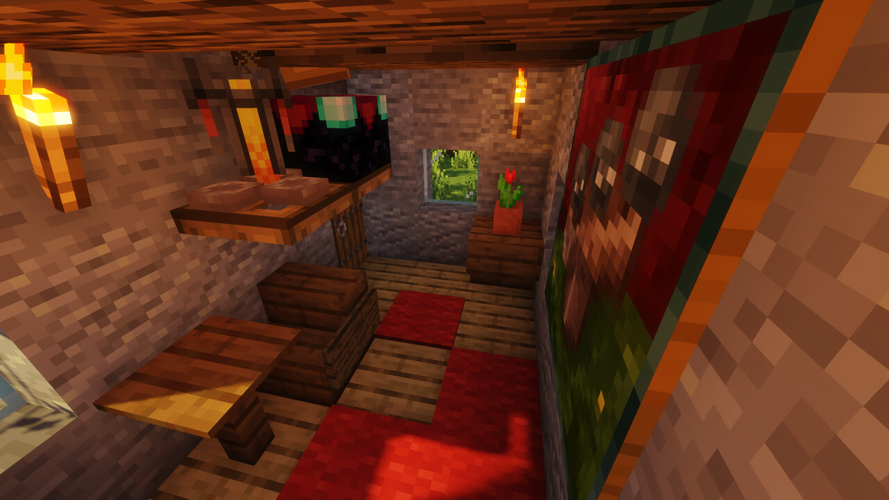 Small Rabbit Farmhouse Minecraft Map