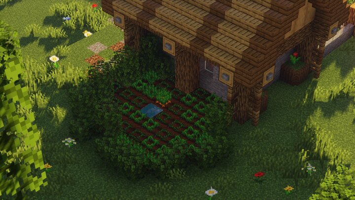 Small Rabbit Farmhouse Minecraft Map