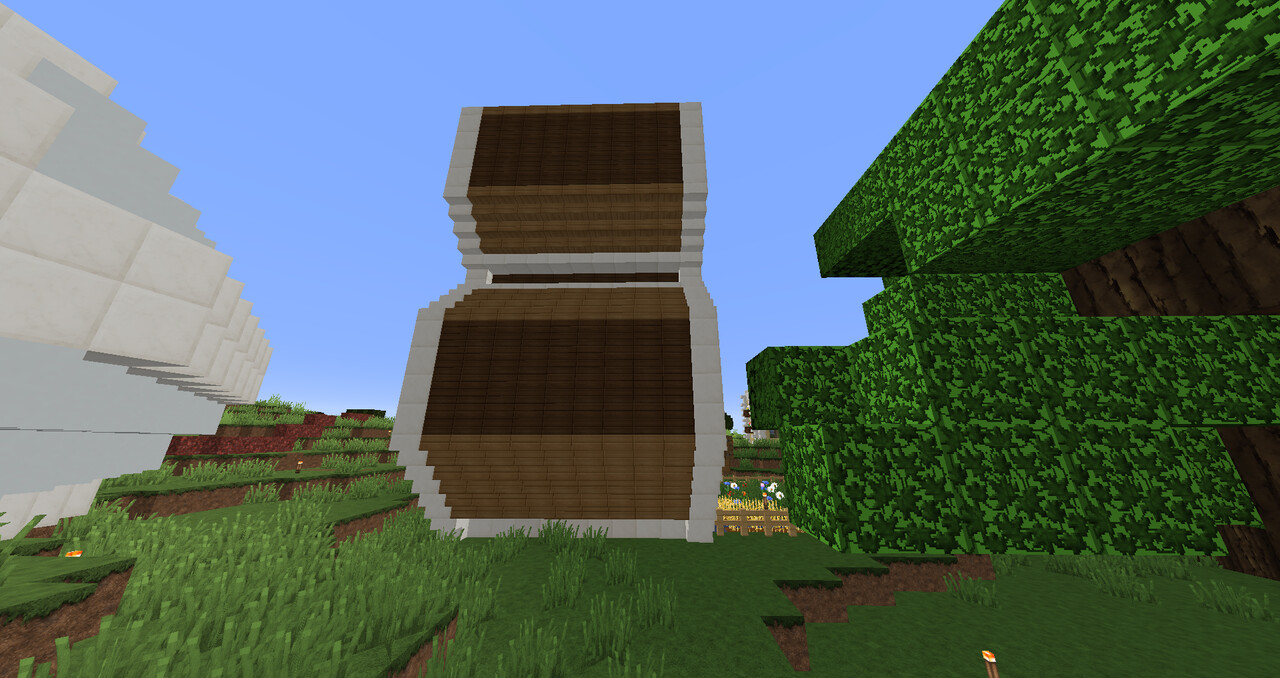 Double Oval House Minecraft Map