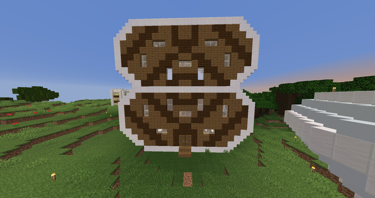 Double Oval House Minecraft Map