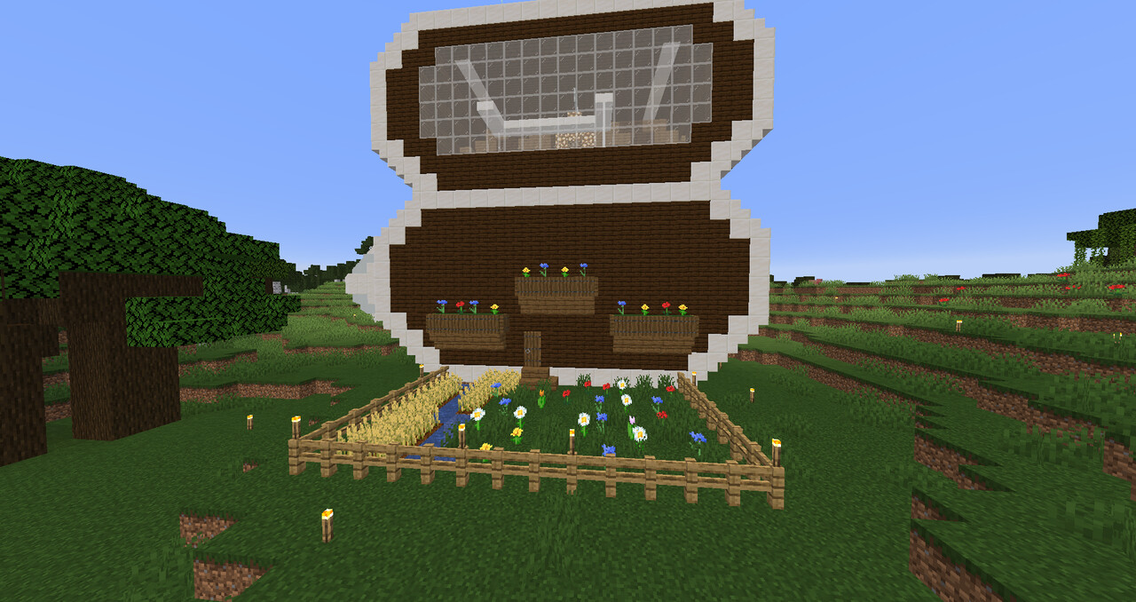 Double Oval House Minecraft Map