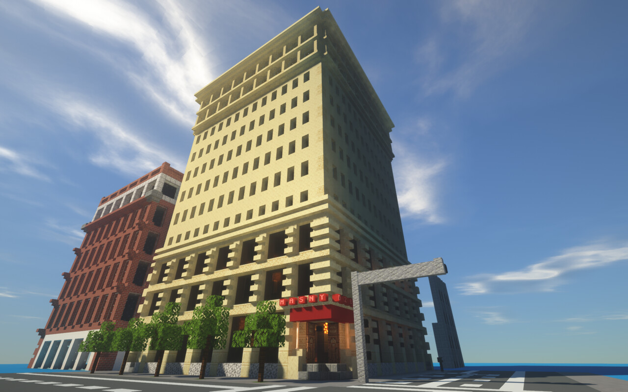 Art Deco multi-use building Minecraft Map