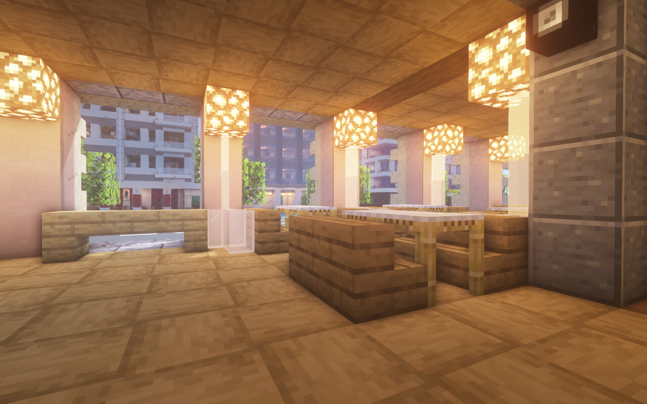 Art Deco multi-use building Minecraft Map