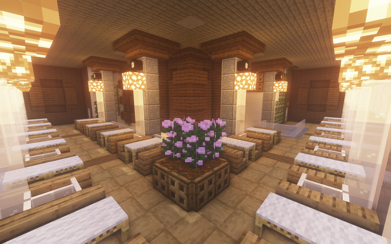 Art Deco multi-use building Minecraft Map