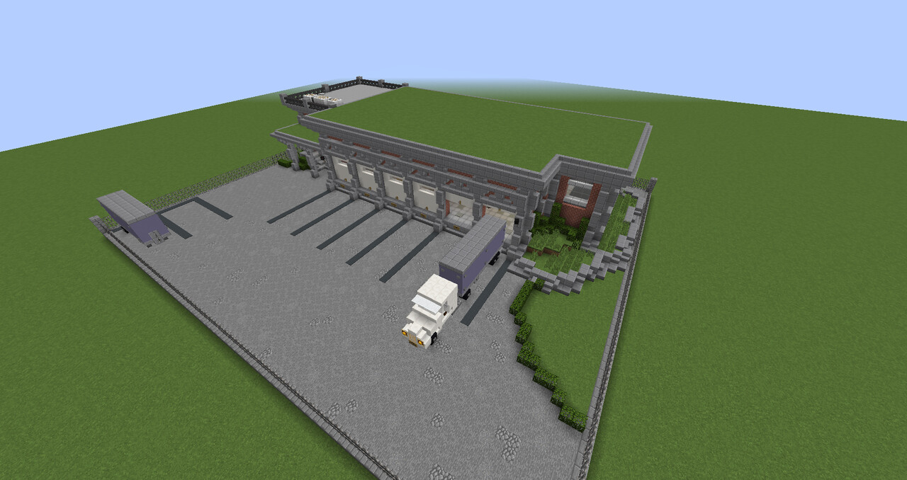 Small Warehouse with Office Minecraft Map