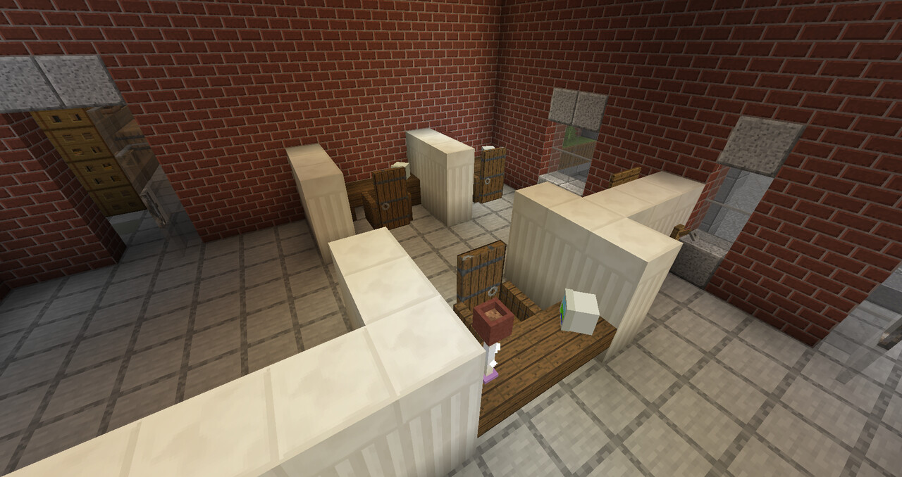 Small Warehouse with Office Minecraft Map