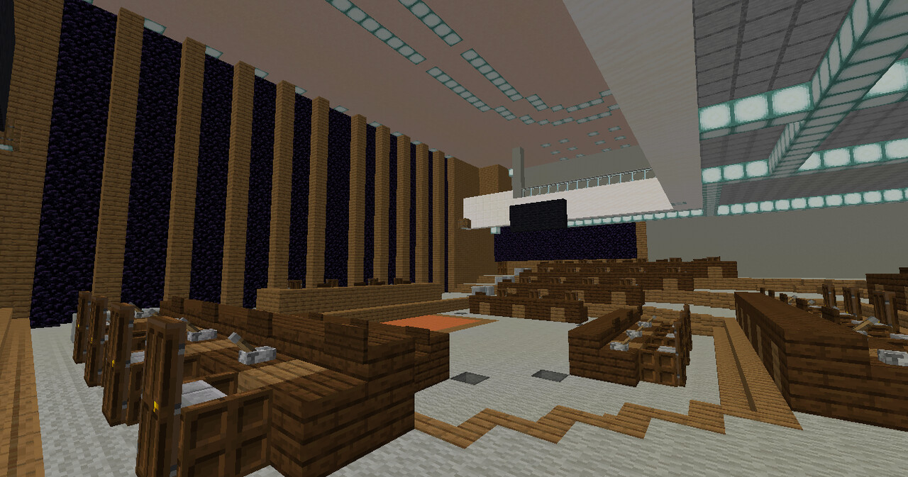 Minecraft 香港立法會 會議室 Hong Kong Legislative Council Conference Room ...