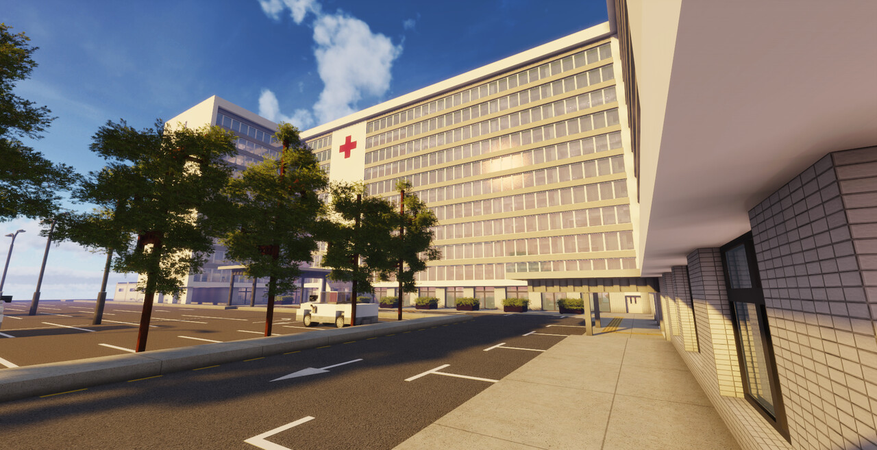 General Hospital (Full Interior) Minecraft Map
