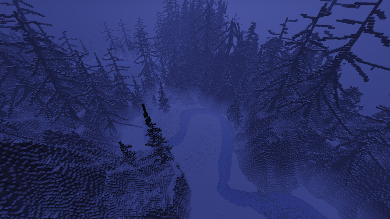 Snow island Minecraft Map