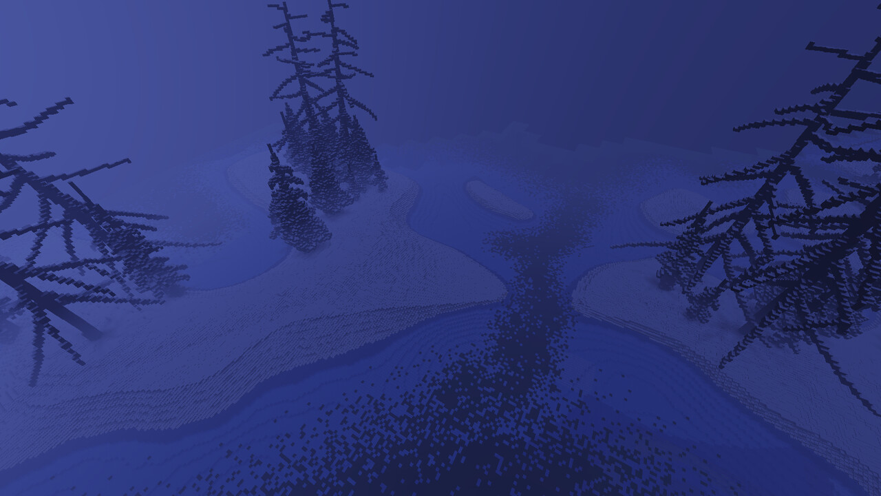 Snow island Minecraft Map